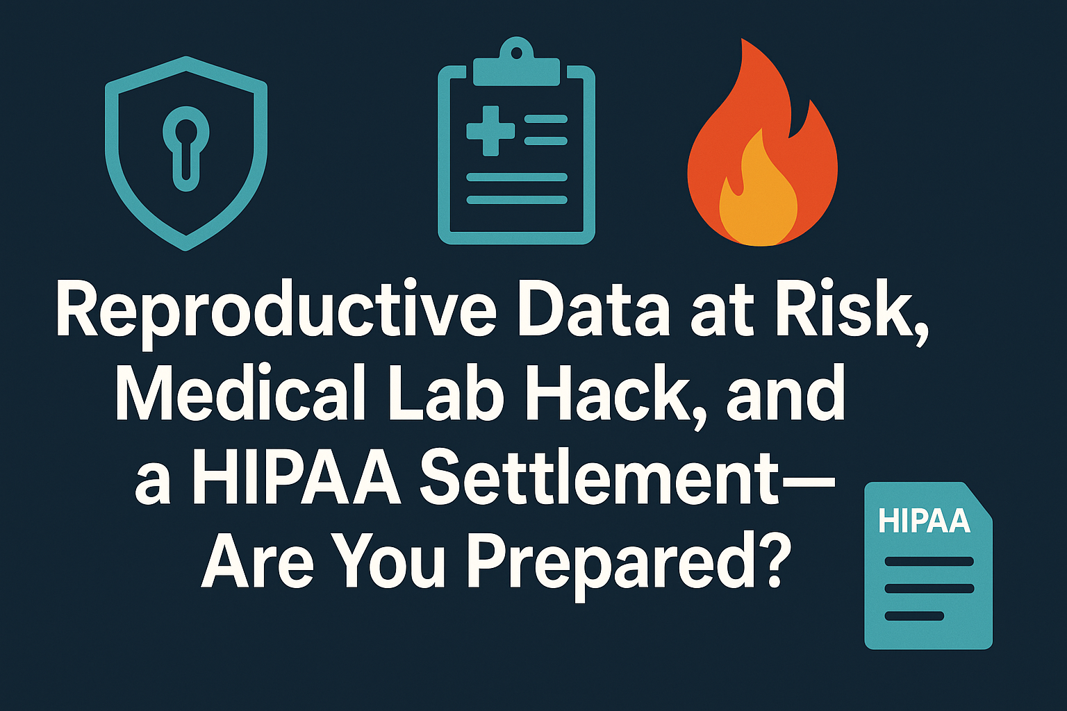 Reproductive Data at Risk, Medical Lab Hack, and a HIPAA Settlement—Are ...